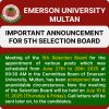 NEWS – Emerson University Multan